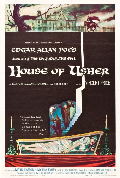 Korkunç Ev (1960) - Tüm Ekip ve Oyuncuları - House of Usher - iSFDm